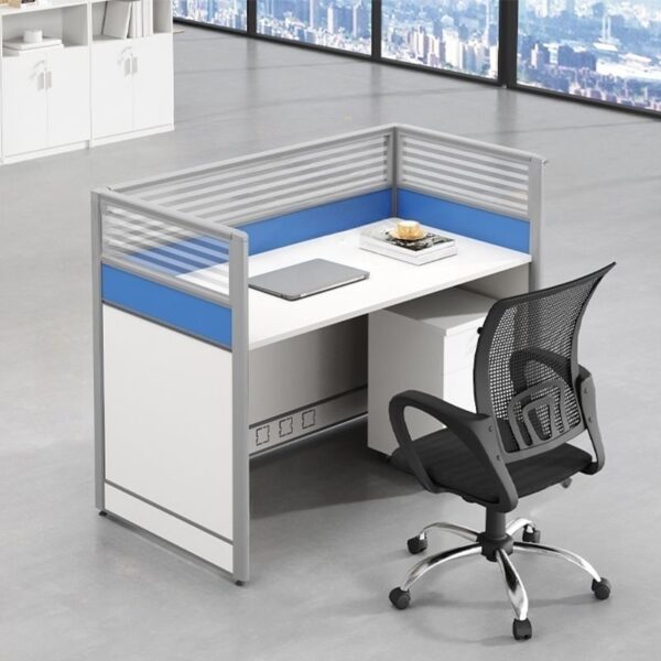 Modern 1-Way Office Workstation - TBL Furniture