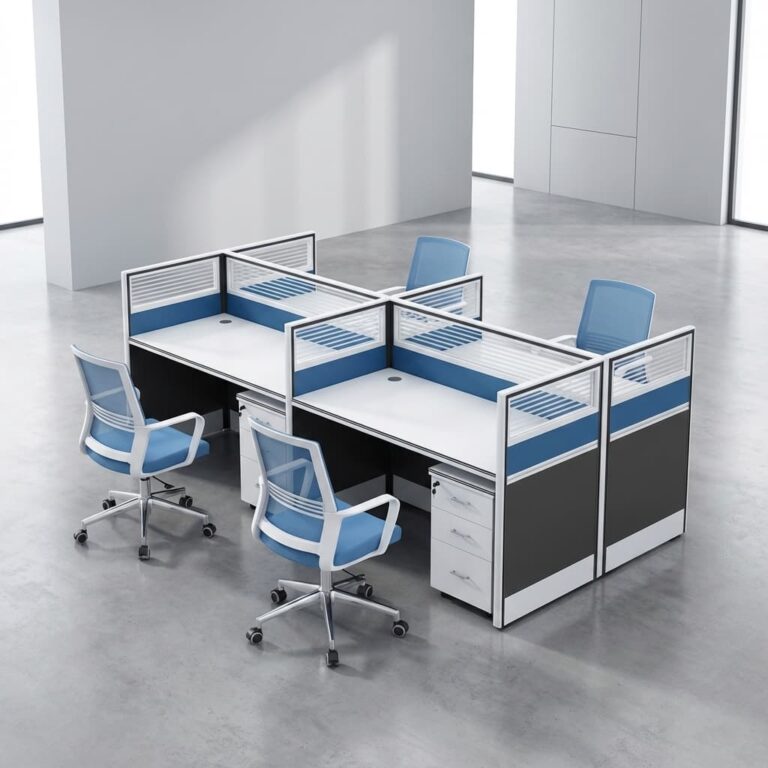 Modern 4-Way Workstation - TBL Furniture